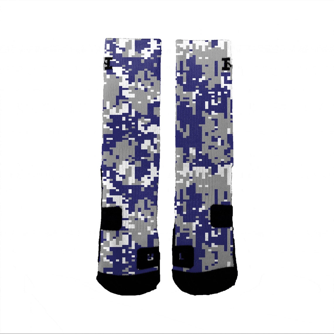 Duke Digital Camo Hoopswagg Customized Socks All Shoe Sizes - Etsy