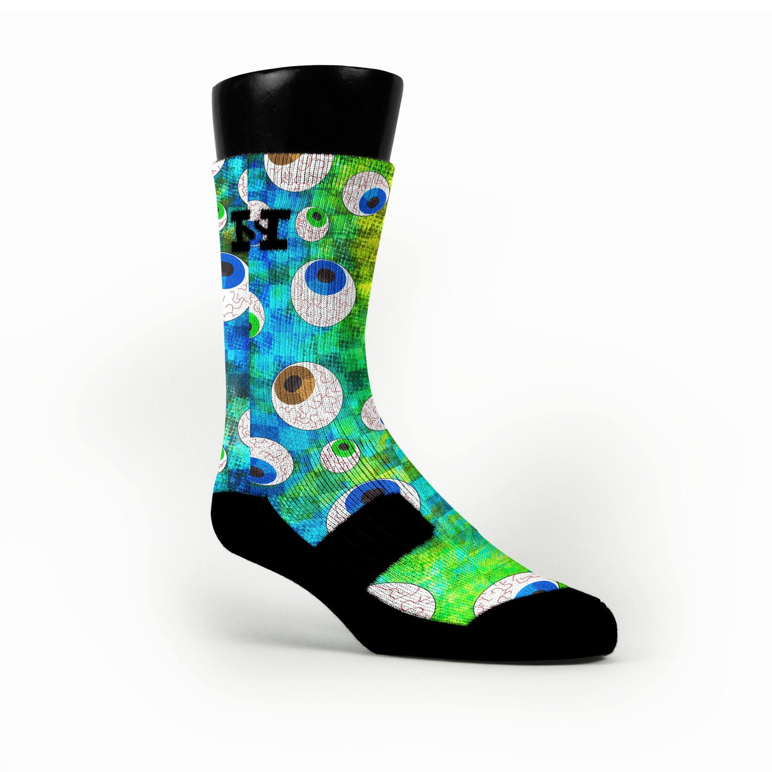 Eyeballz Hoopswagg Customized Socks, All Shoe Sizes, Perfect Funny Gift ...