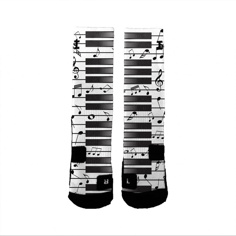 Beethoven's Piano Hoopswagg Customized Socks, All Shoe Sizes, Perfect ...