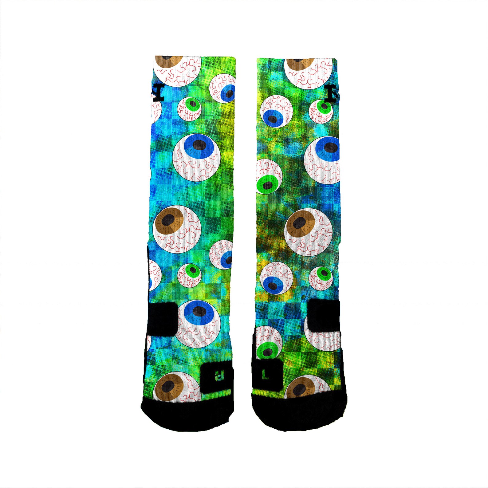 Eyeballz Hoopswagg Customized Socks, All Shoe Sizes, Perfect Funny Gift ...