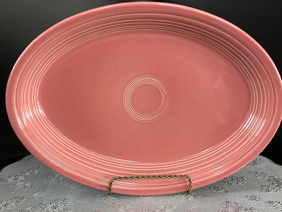 Genuine Fiesta Ware Platter Serving Tray Meat Platter Vintage Homer ...