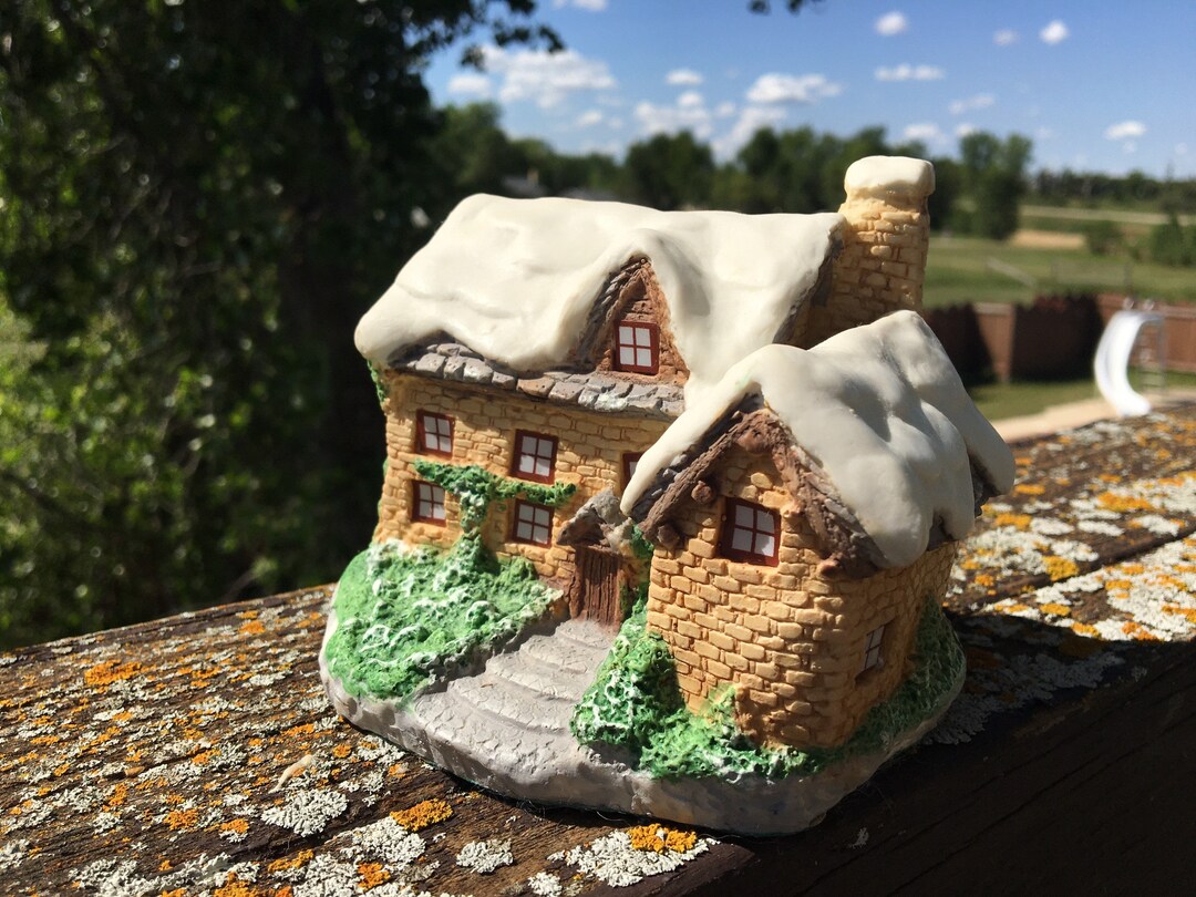 Vintage Lighted Cottagecore House: Hand-painted Ron Gordon Design - Etsy