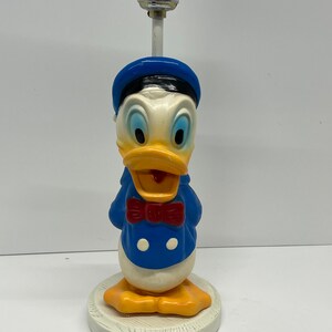 Donald Duck Table Lamp, Walt Disney Vinyl Children Kids Room ...