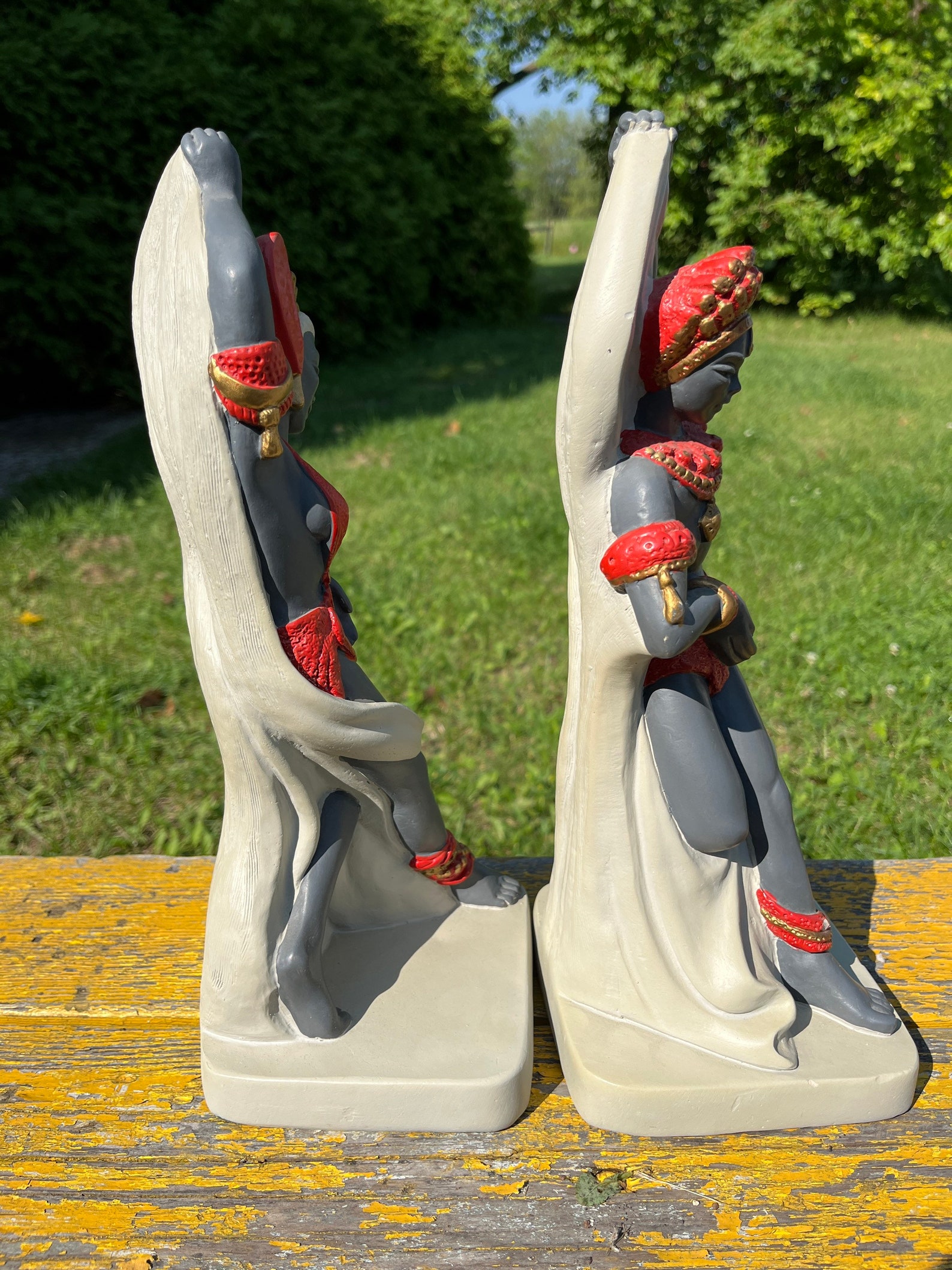 Dancers Favor Ware Statues Chalkware Statue 1950s - Etsy