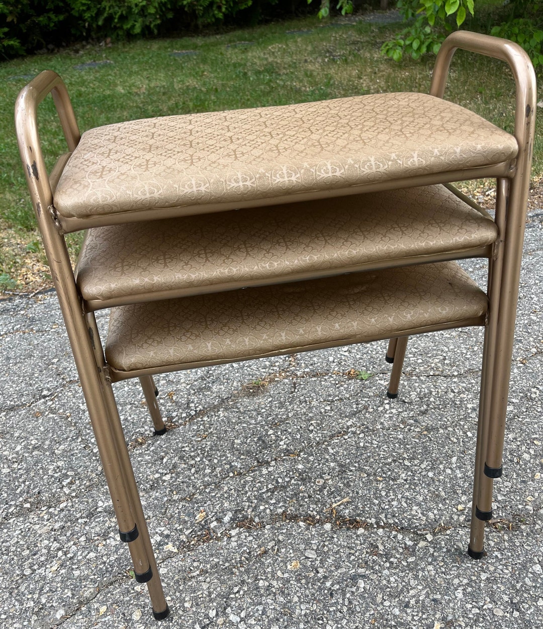 Stacking Stool, Vintage, Mid Century Modern, MCM, Retro, Chair, Vinyl ...