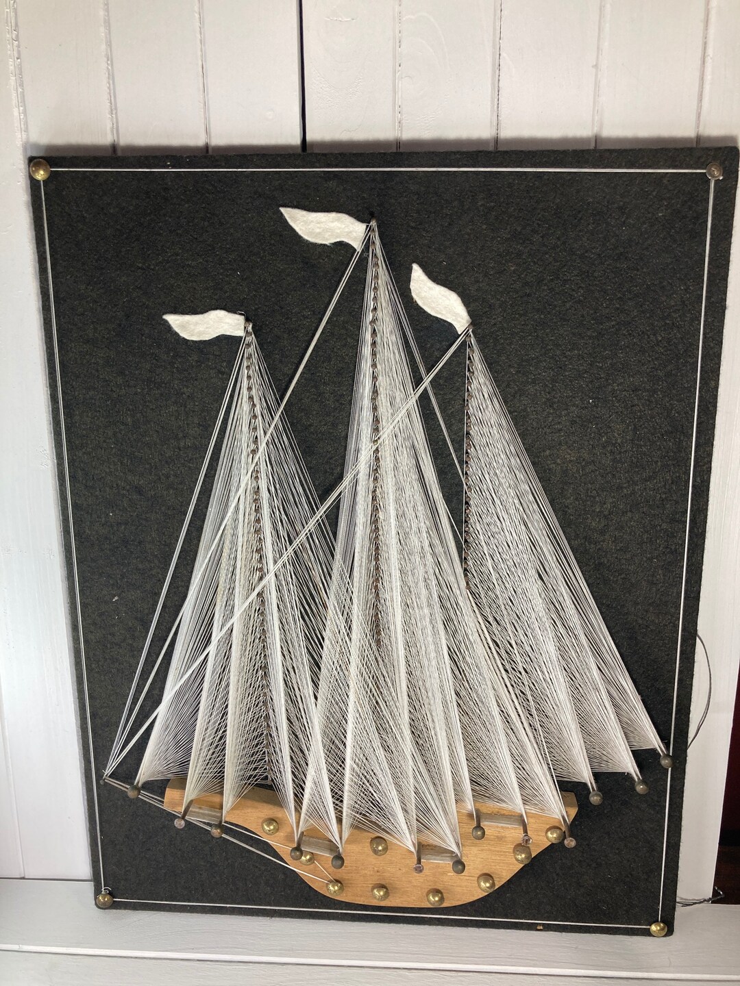 Ship, String Art, Nautical, Retro, Sea, Transportation, Art, Pop Art ...