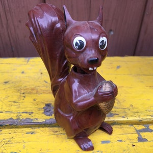 Squirrel, Nut, BREBA, Bobblehead, Squirrel Head Nodder, Germany, Hard ...