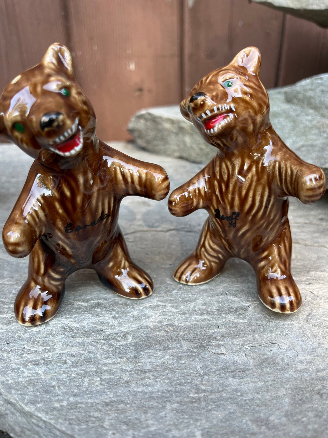 Salt Pepper Shakers, Bear, Hug, Salt and Pepper Shaker, Set, Hugging ...