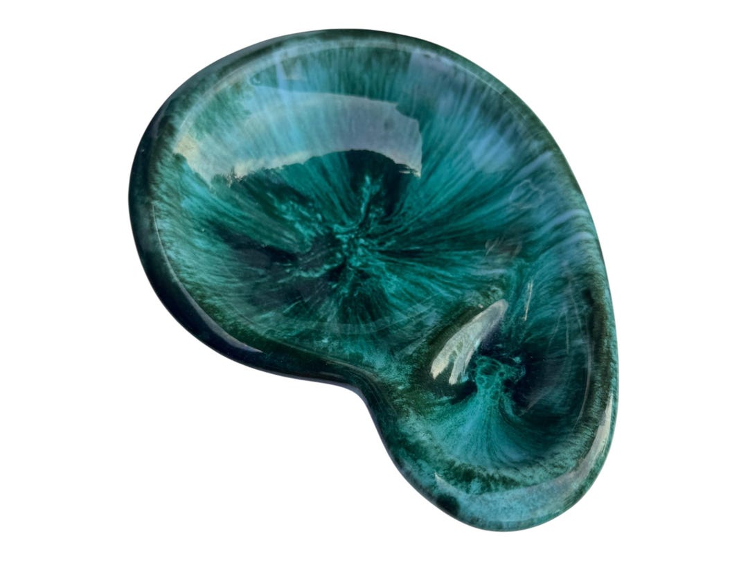 Blue Mountain Pottery, Kidney Shaped, BMP, Ashtra, Ceramic Glaze ...