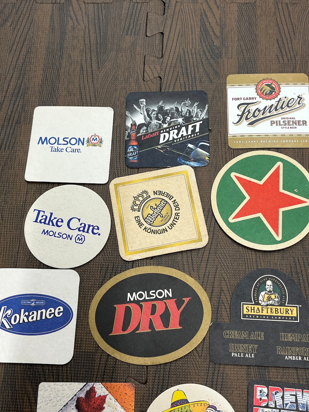 Coasters Bar Advertisement Carboard Set of 24 Pub Drink Coasters Beer ...