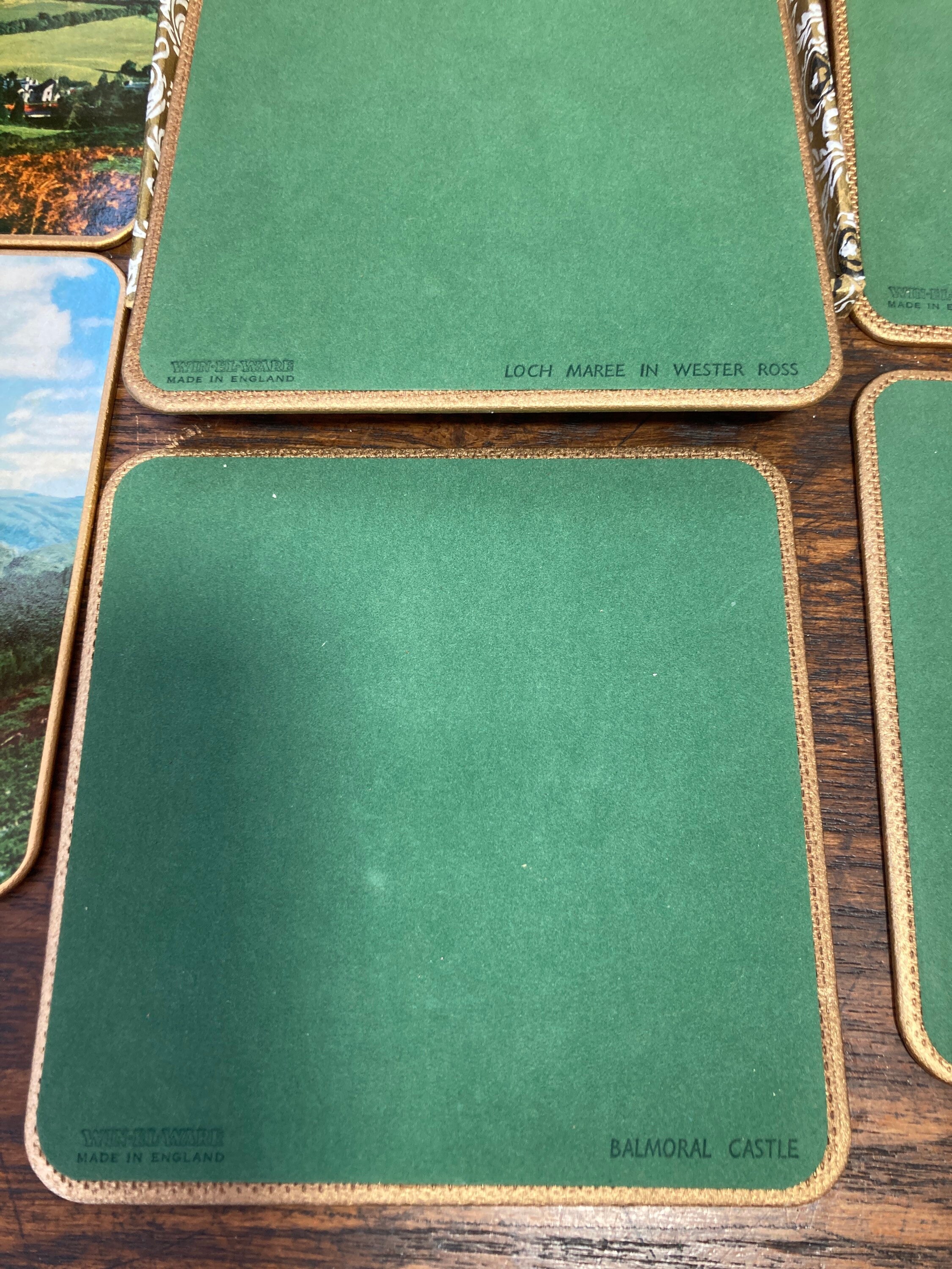 English Coasters Trivets Win-el-ware Placemats Set of 6 Boxed - Etsy UK