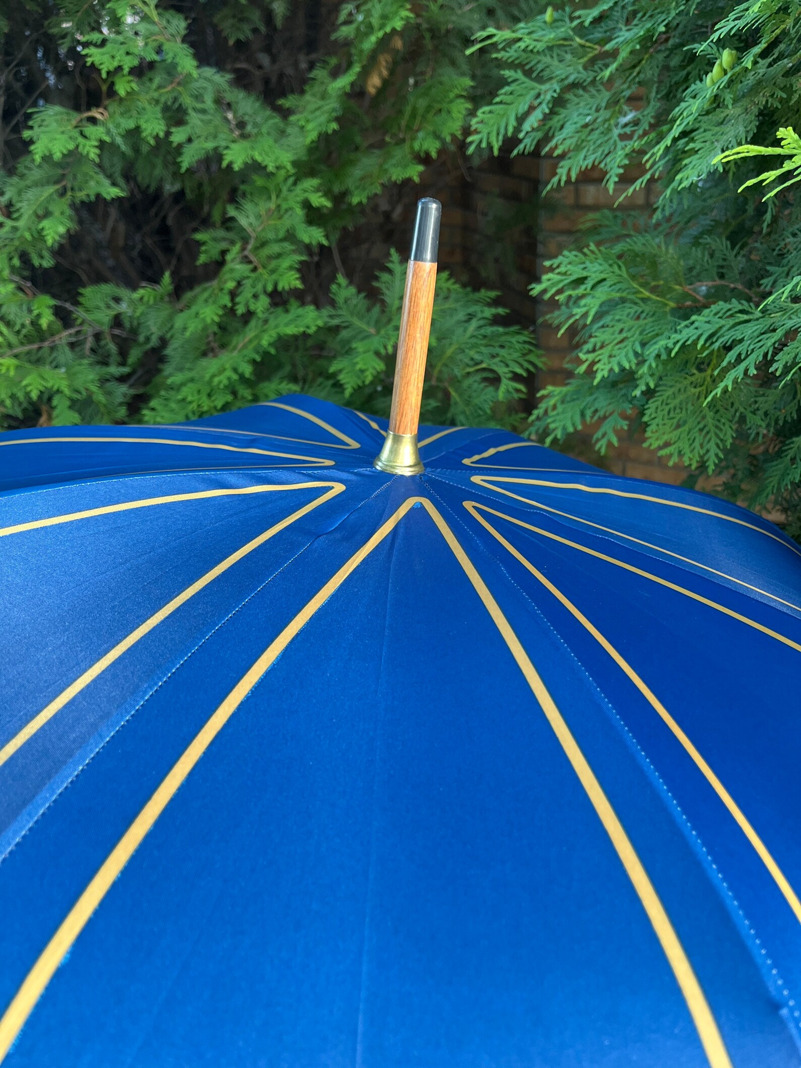 Umbrella, Wood, Martini, Sun Shade, Wood Handle, Advertisement ...