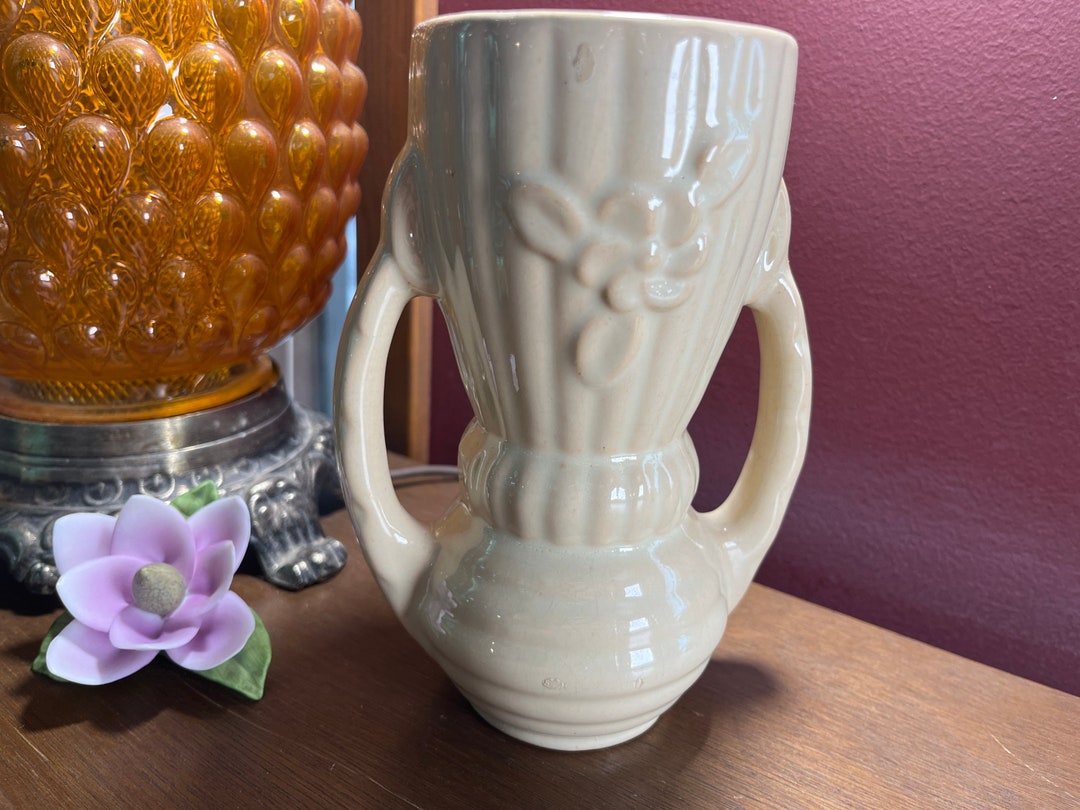 Double Handle Vase Urn Medalta Medicine Hat Potteries Loving Cup Vase ...