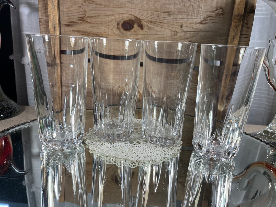Heavy Water Crystal Glasses Tumbler Heavy Bottom Round Star Bottom ...