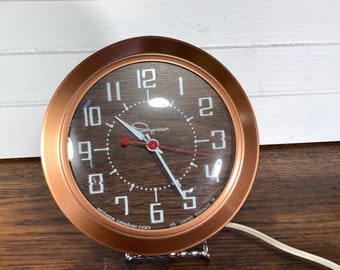 Plug in Wall Clock - Etsy