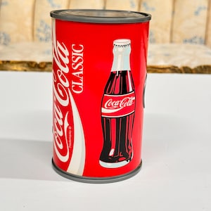 1995 COCA-COLA Classic TALKING Coke Can Coin Savings Novelty Bank ...