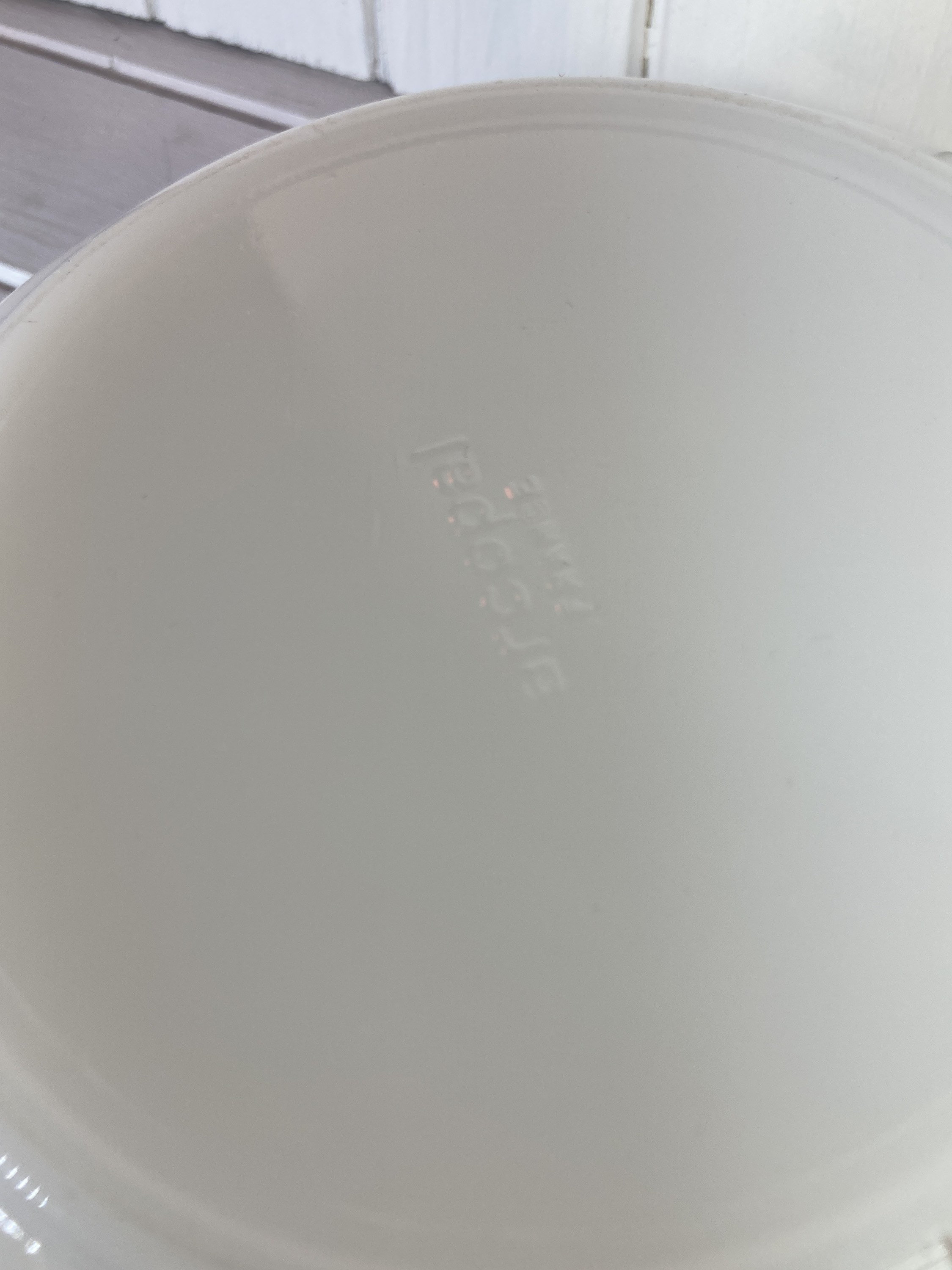 Arcopal Bowl ARC France Scalloped Bowl White Glass | Etsy