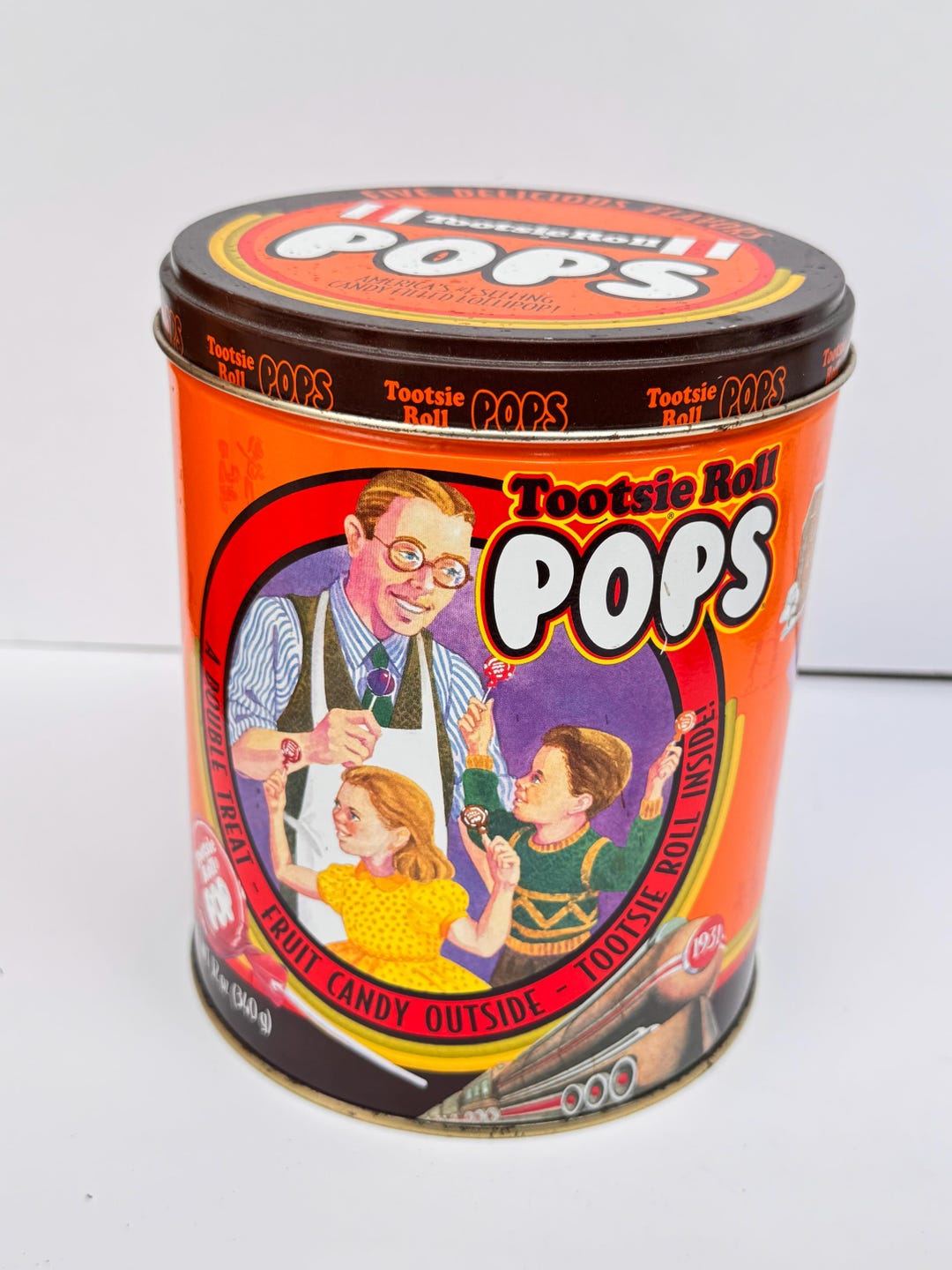 Tootsie Roll Pops Store Front Vintage Candy Tin Made in USA ...