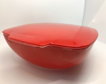 Red Pyrex Bowl - Etsy