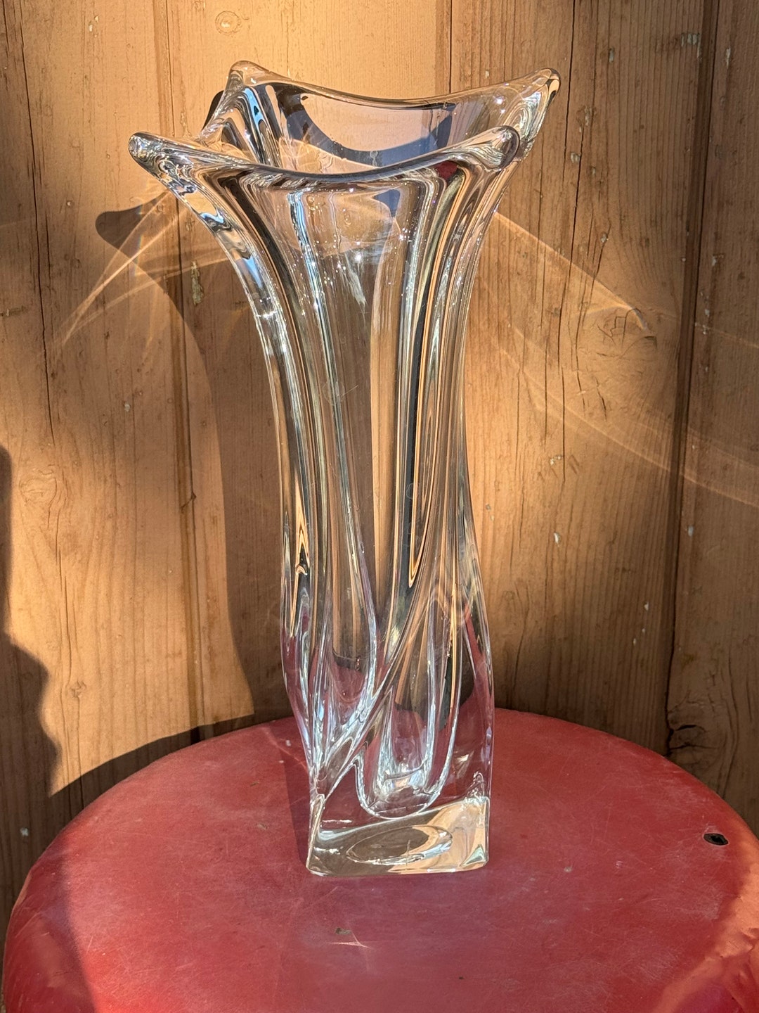 Vase, Royales De Champagne Cristal France Vintage Tall French SEVRES ...