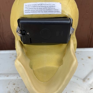 Halloween, Skull Skeleton Bulging Eyes Illuminated Blinking Eyes ...