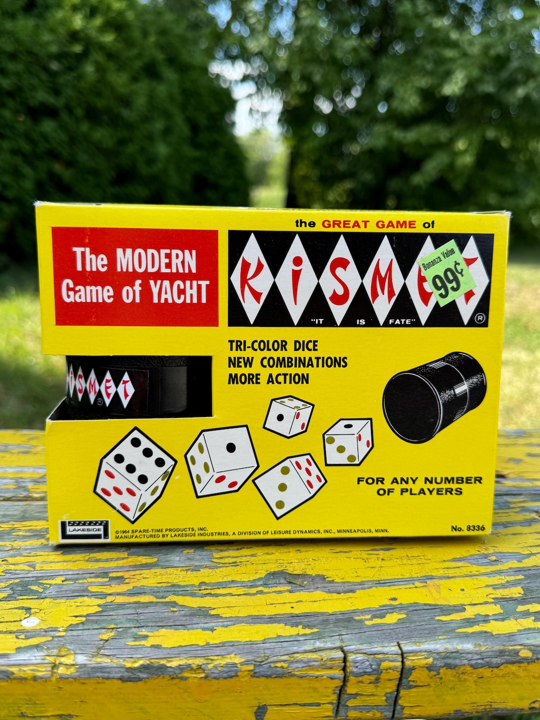 Game 1964 Lakeside Kismet Game COMPLETE With Wooden Dice Vintage New ...