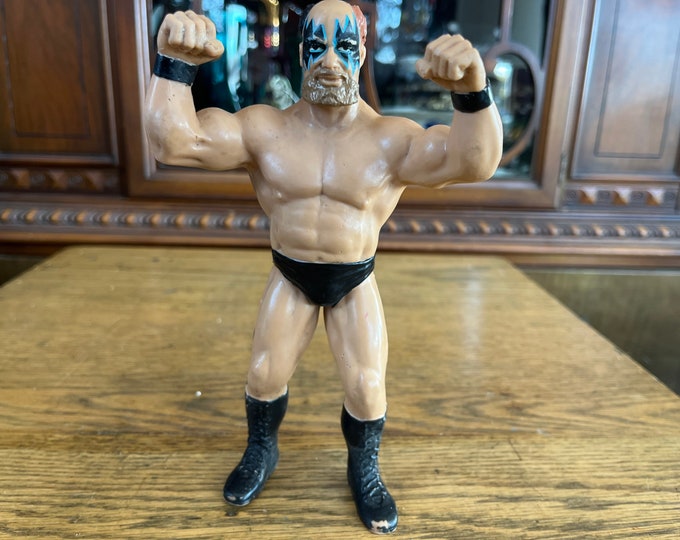 1989 LJN Warlord WWF Rubber Wrestling Figure Titan Sports Grand Toys ...
