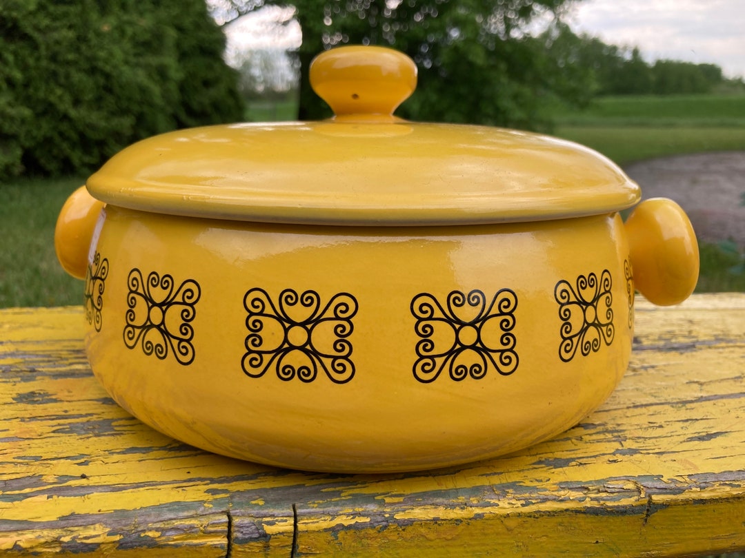 Fondue Pot, Cheese Pot, Japan, MCM, Vintage Lidded, Oven Proof, Mid ...