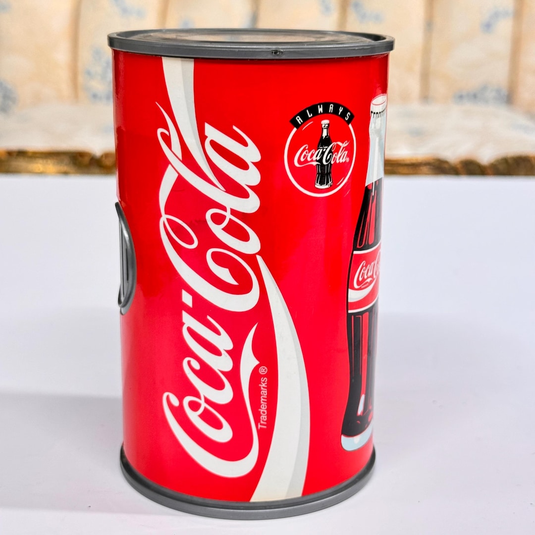 1995 COCA-COLA Classic TALKING Coke Can Coin Savings Novelty Bank ...