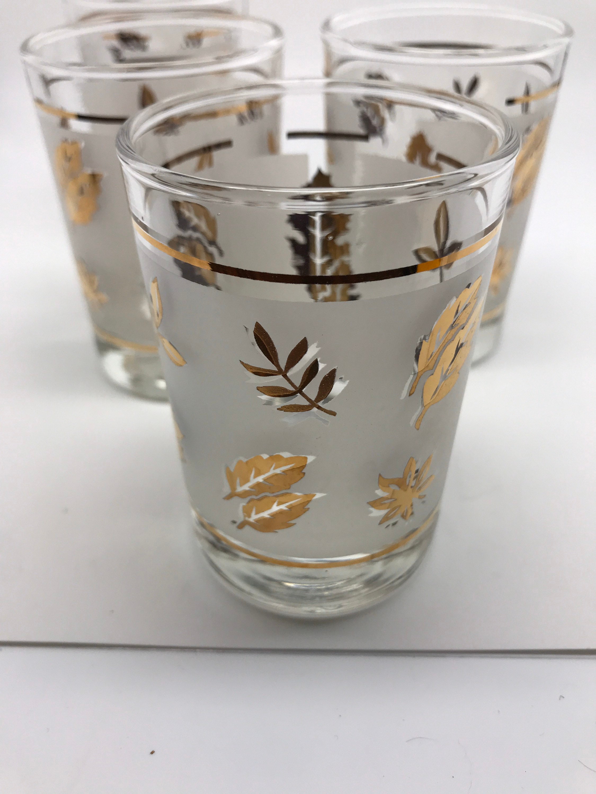 Martini & Cocktail Glasses 19 Piece Set. Mid Century Libby Glass ...