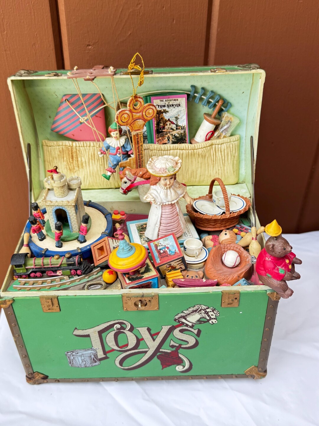 Enesco 1986 Music Box TOY SYMPHONY Treasure Chest of Toys Vintage ...