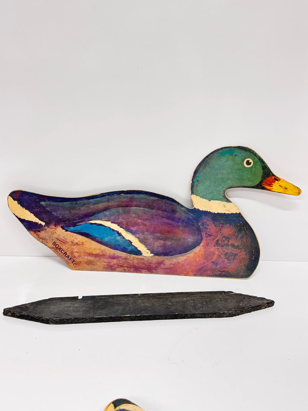 Paper 1950’s Duck Decoys Boxcraft Vintage Hunting Bird Decoy Art Cabin ...