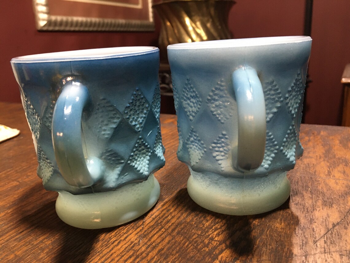 2 Fire King Fireking Anchor Hocking C Handle Kimberly - Etsy Canada