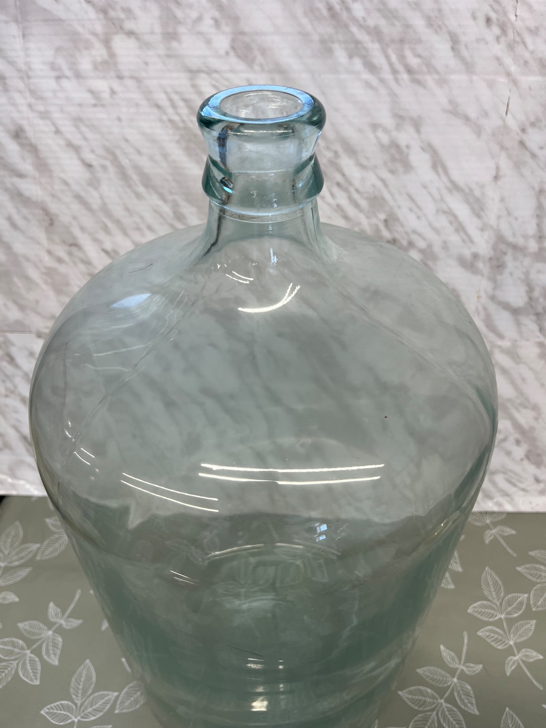 Carboy Blue Glass Italy 6 Gallon Vintage Beer Making Craft - Etsy