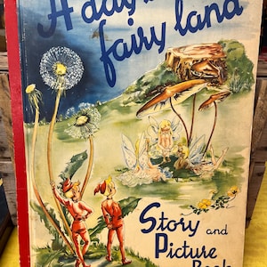 A Day in Fairy Land Book Children Pixie Elf Sweden Danny Books Vintage ...