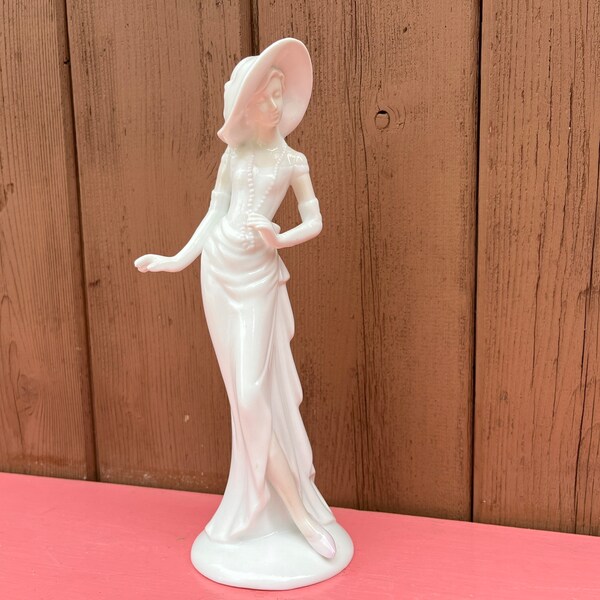 Porcelain Lady Figurines - Etsy