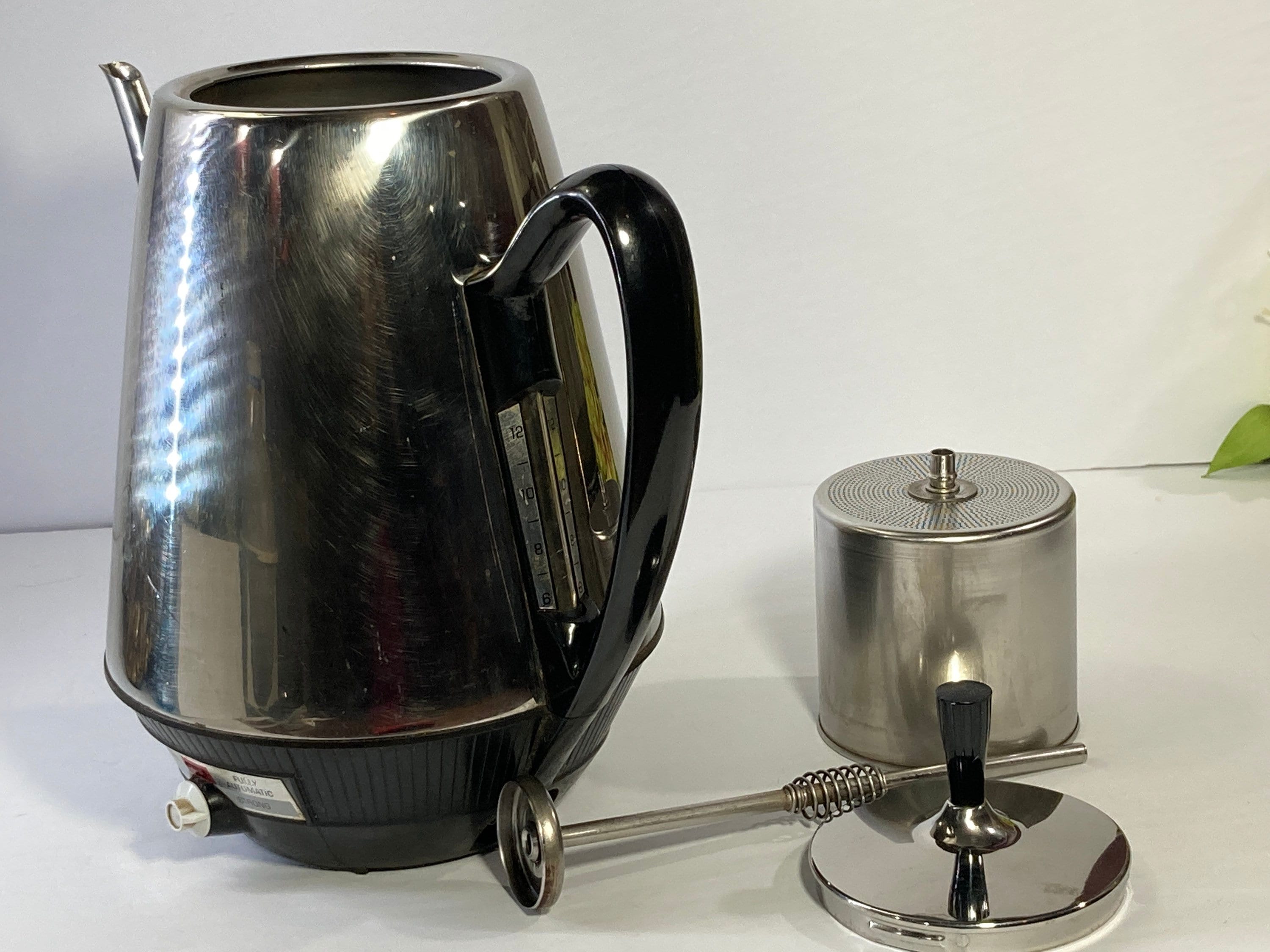Percolator, Sunbeam, 2-12 Cup, Electric, Automatic Percolator, Model ...