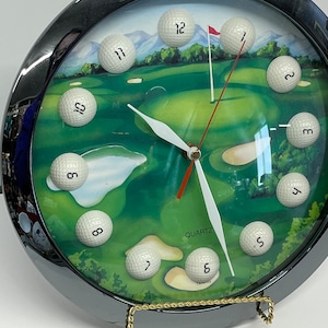 Clock, Golf, Vintage, Sport, Novelty, Wall Clock, Battery Operated ...