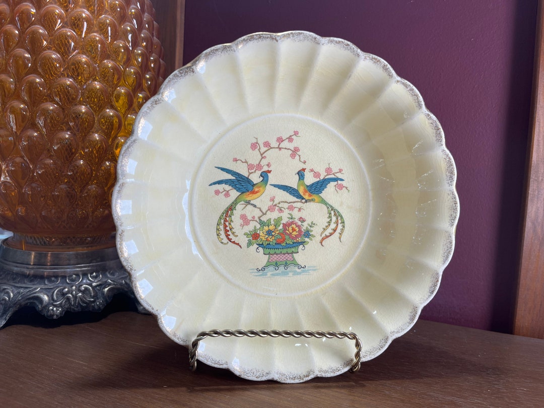 Serving Bowl, Vegetable, Imperial Ware, Birds of Paradise Design ...