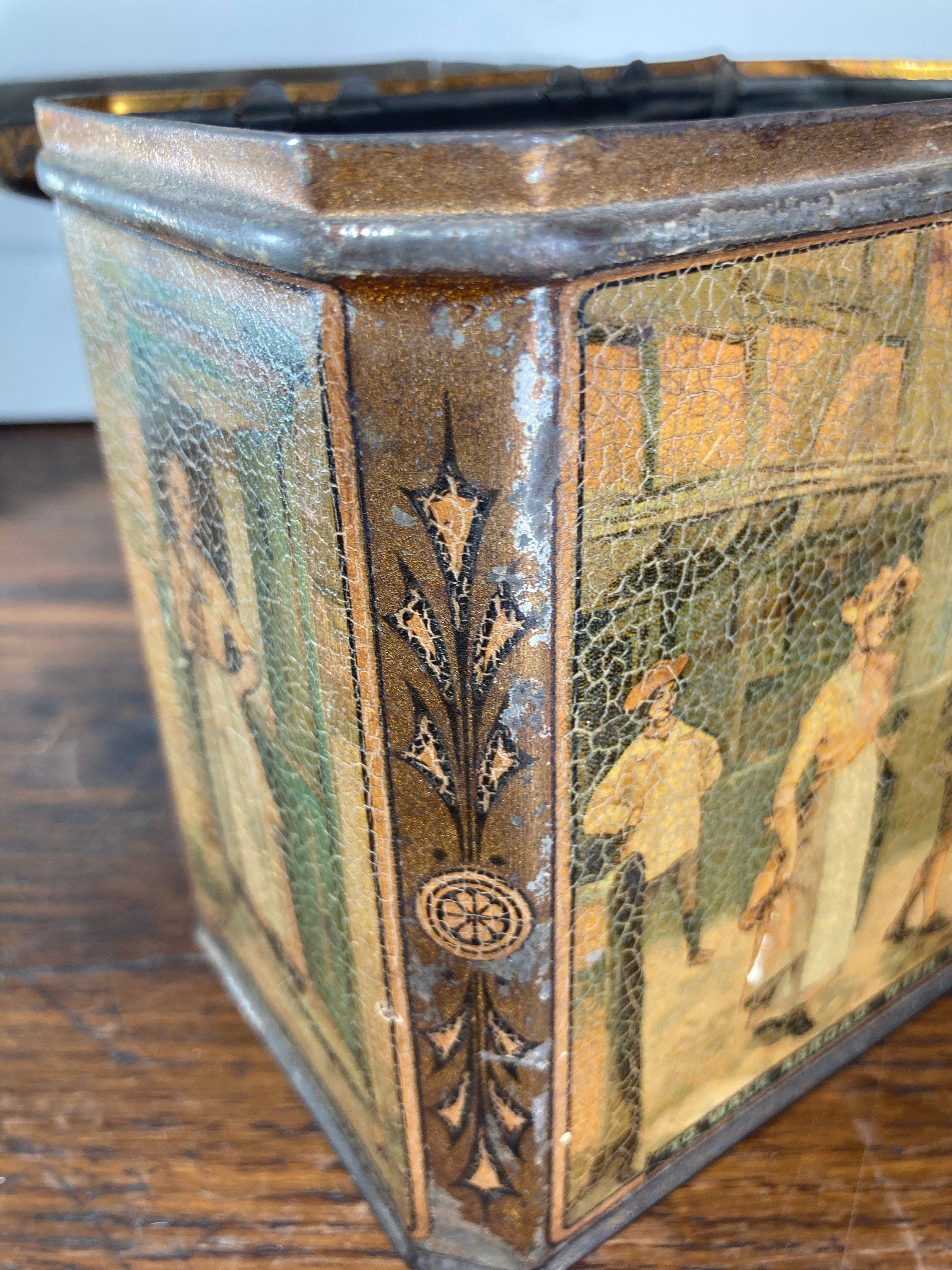 Antique TIN Tin Collectible Vintage Old England Sally in - Etsy