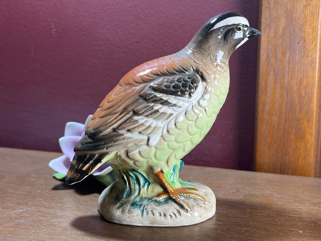 Quail Figurine, Bird, Birds, Vintage, Hand Painted, Japan, Collectible ...