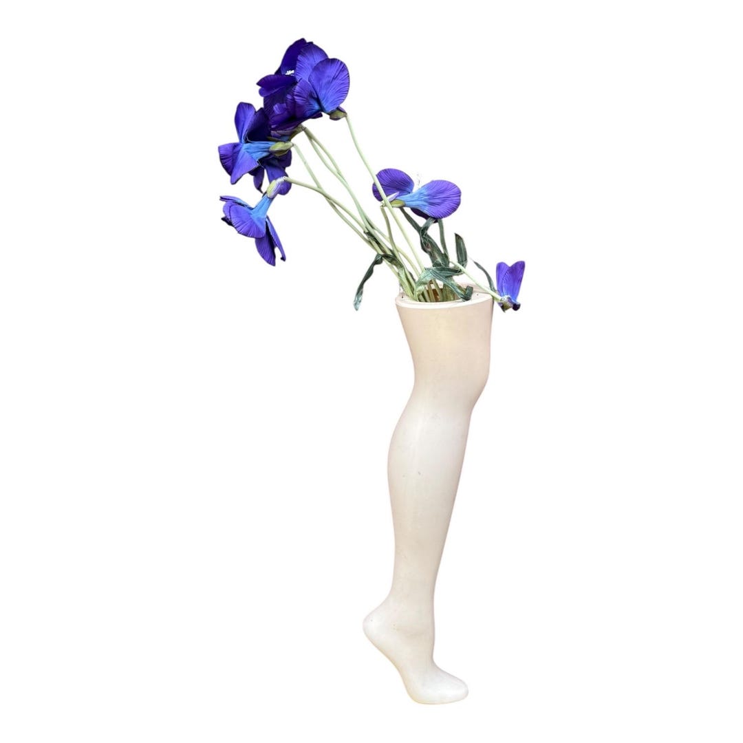 Vintage Mannequin Leg Vase: Kitschy Novelty Decor, Made in NY - Etsy