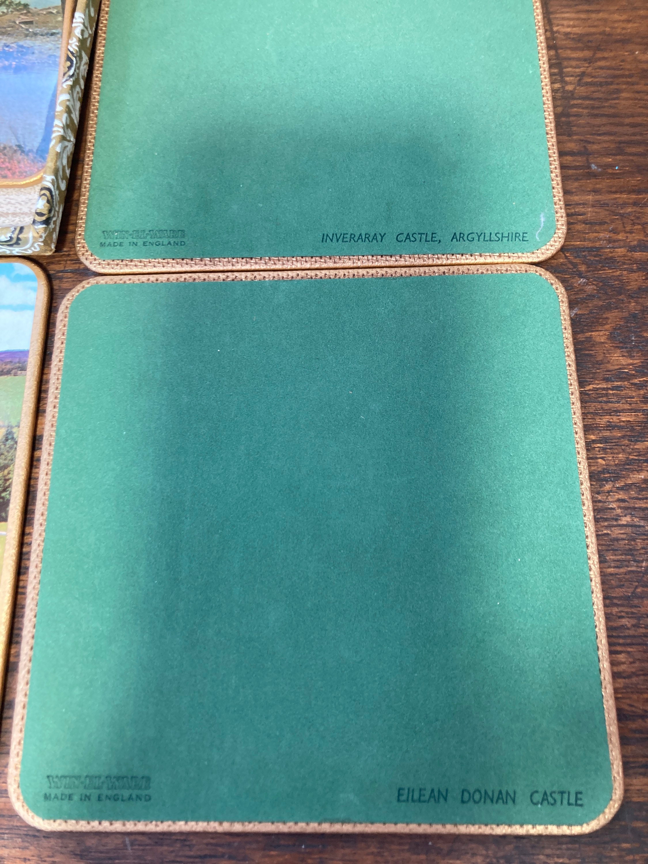 English Coasters Trivets Win-el-ware Placemats Set of 6 Boxed - Etsy UK