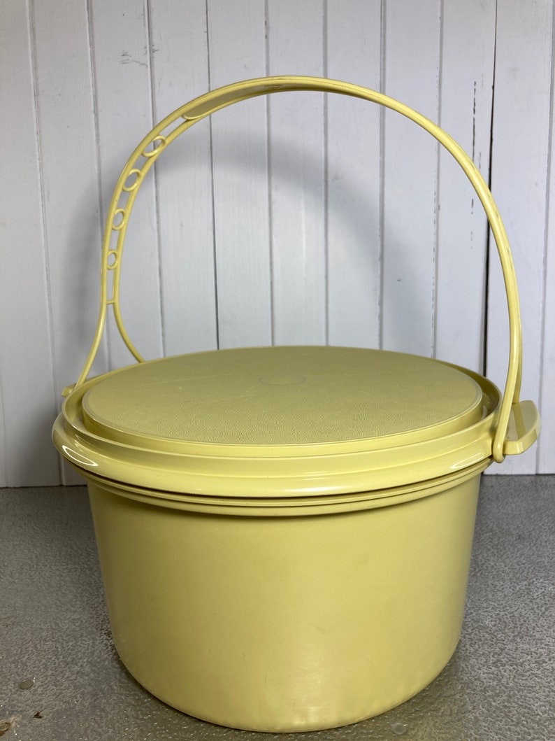 Tupperware Cake Carrier Transporter Harvest Gold Starburst - Etsy