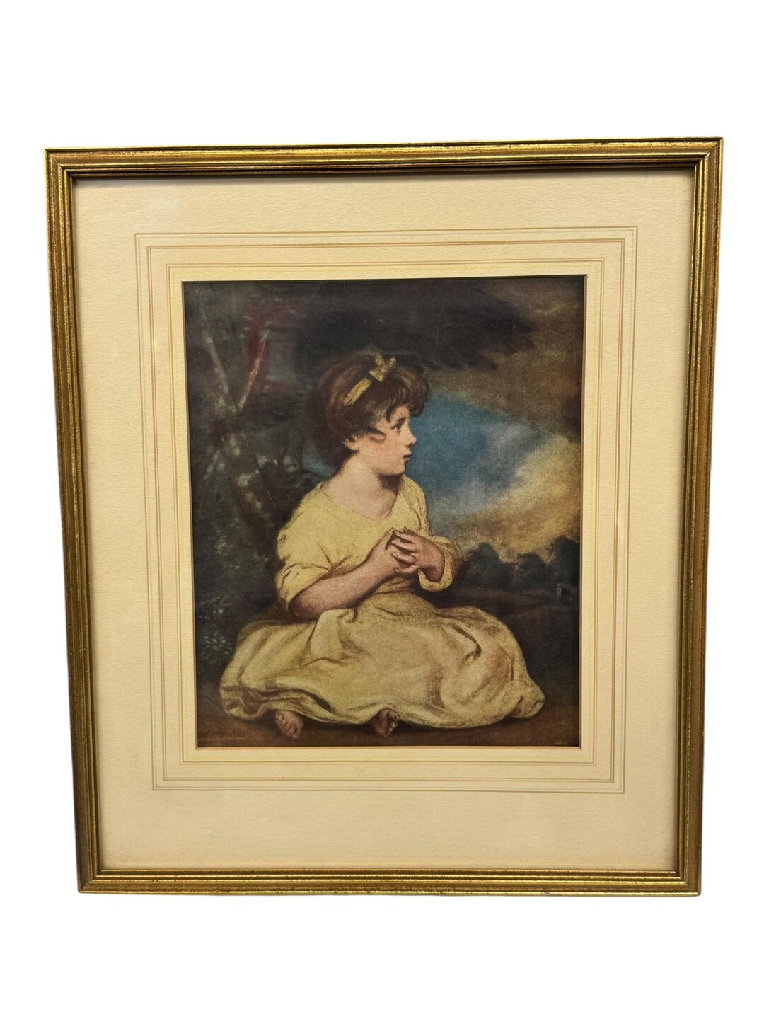 Print of Original Framed Antique Art Framed the Age of Innocence" by ...