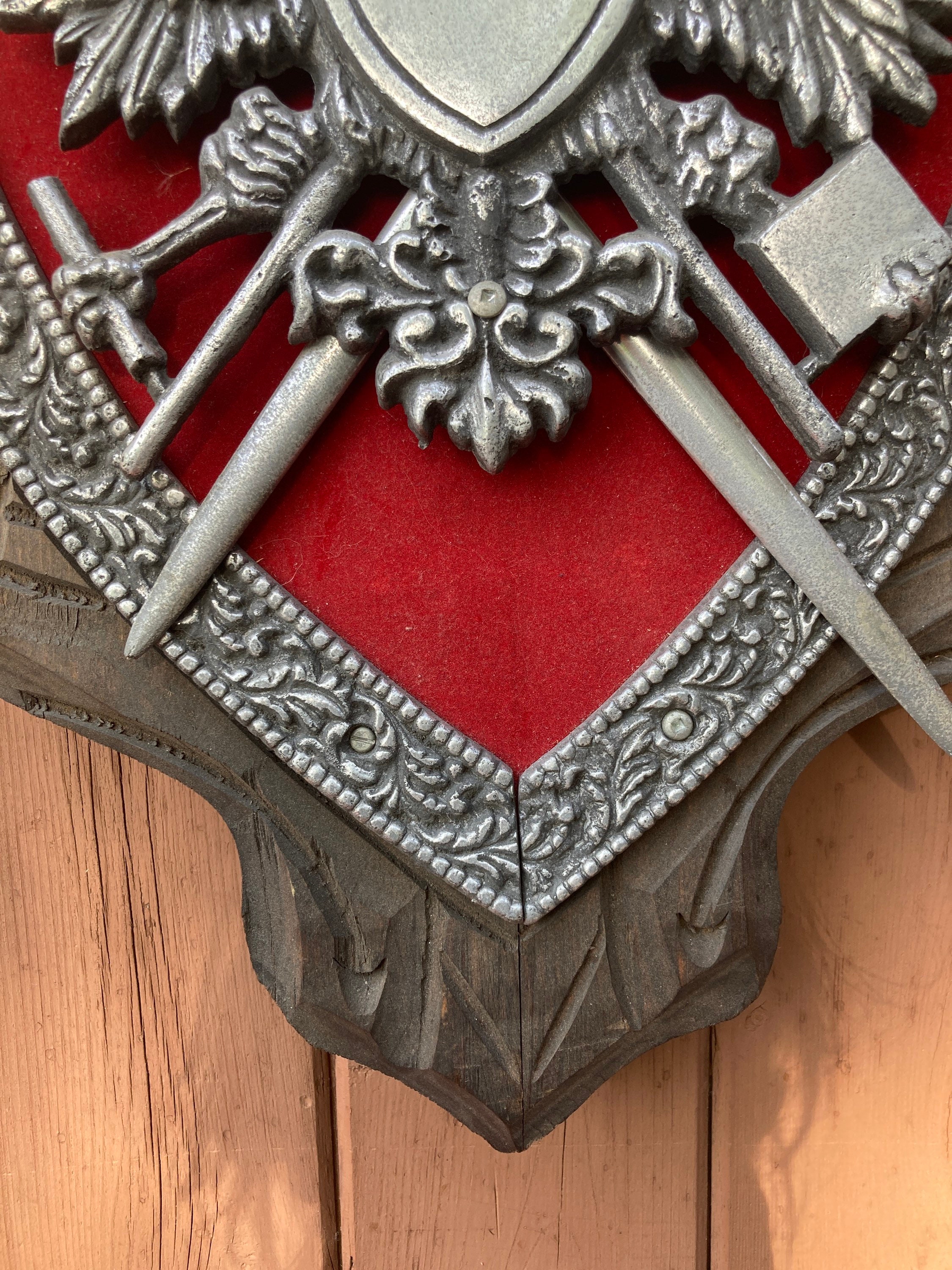 Coat of Arms Wall Decor Plaque Double Headed Eagle Phoenix - Etsy