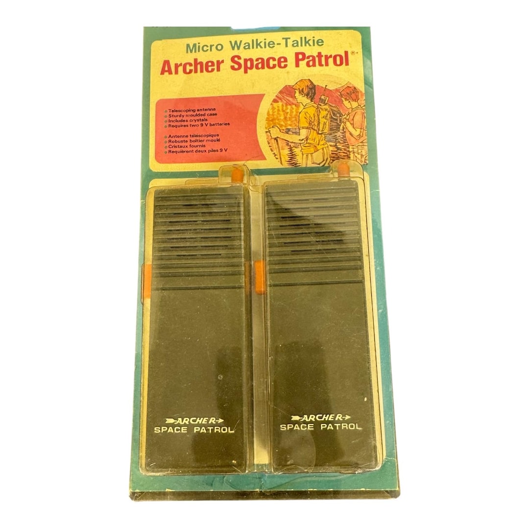 Vintage Radio Shack Walkie-talkies: Archer Space Patrol, New in Box - Etsy