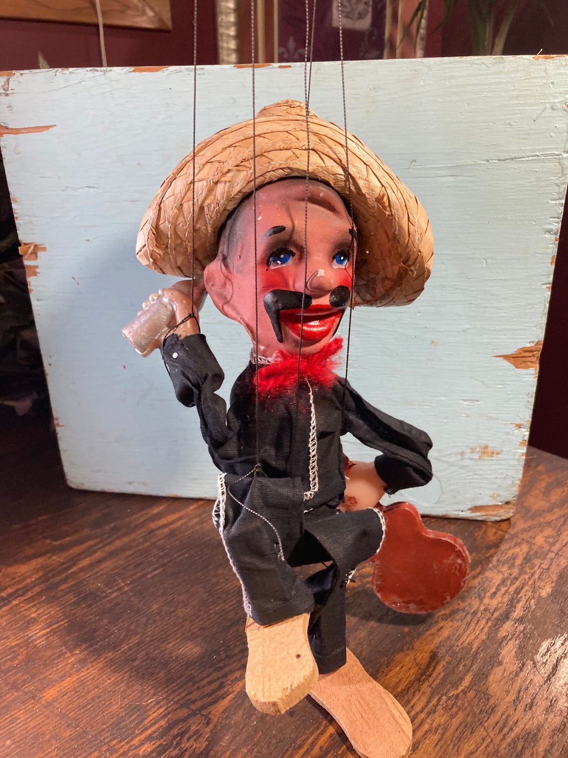 Marionette Man Guitar 12 Mexico Puppet Strings - Etsy