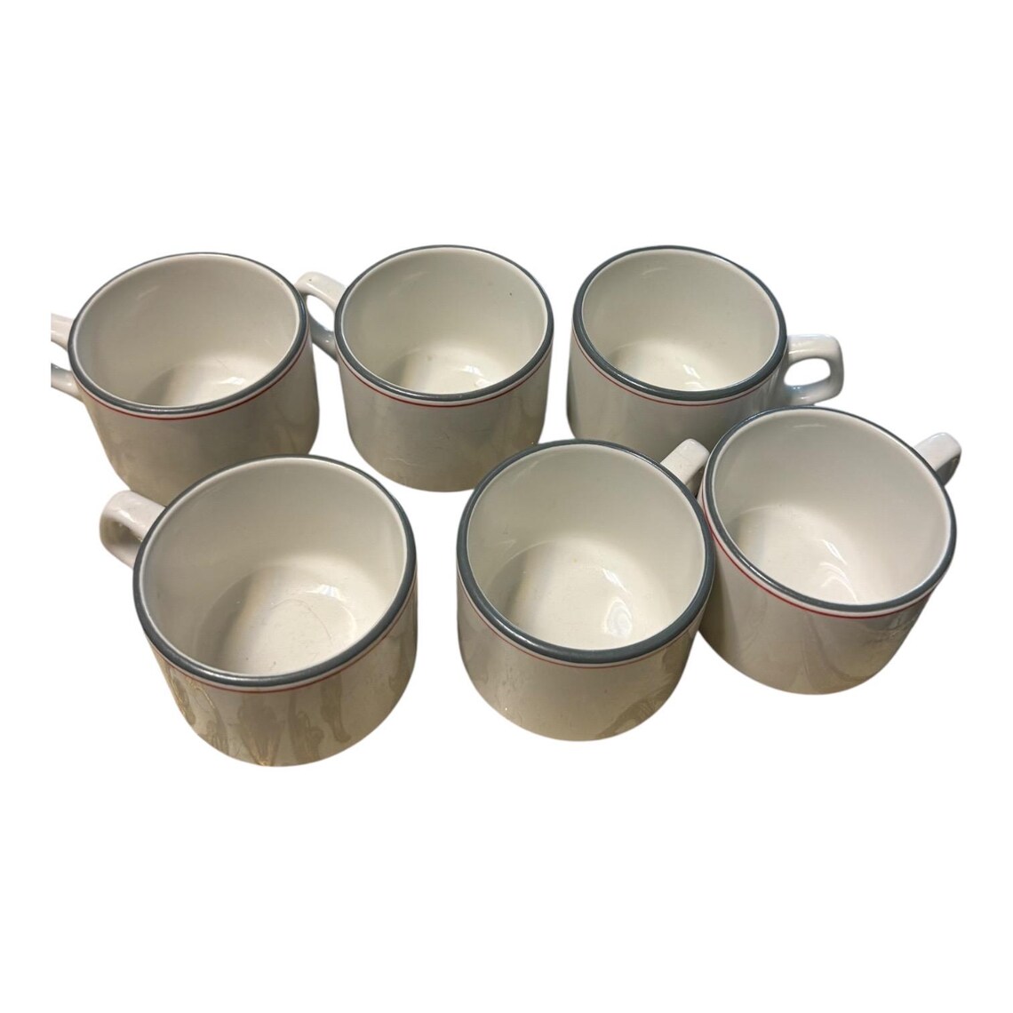Mid Century Modern Armorlite Mug Set: Restaurant Ware, Canada Vintage ...