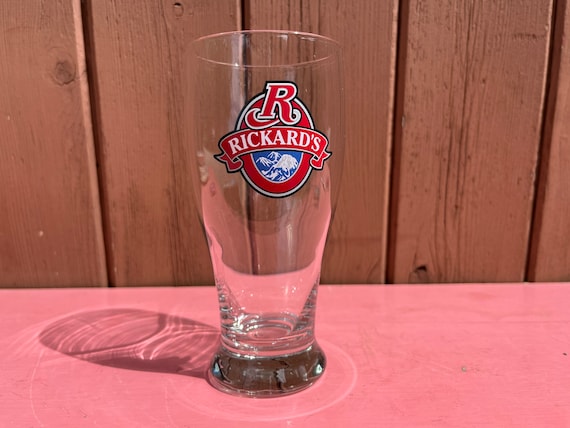 Rickards Red Logo Glass Vintage Beer Pint Glass Advertisement - Etsy Canada